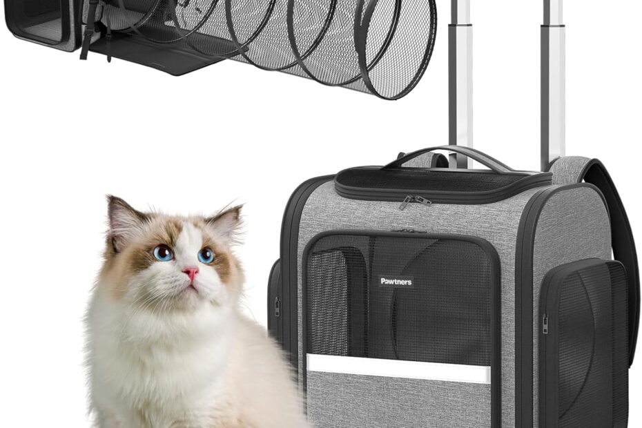 Travel in Comfort: The Ultimate Rolling Cat Carrier Review - Dog Stairs ...